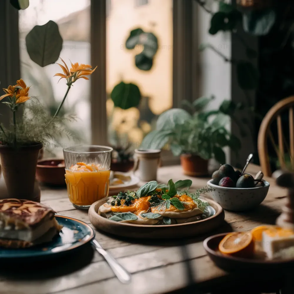 Boho Food Stock Images Midjourney Prompt | PromptBase