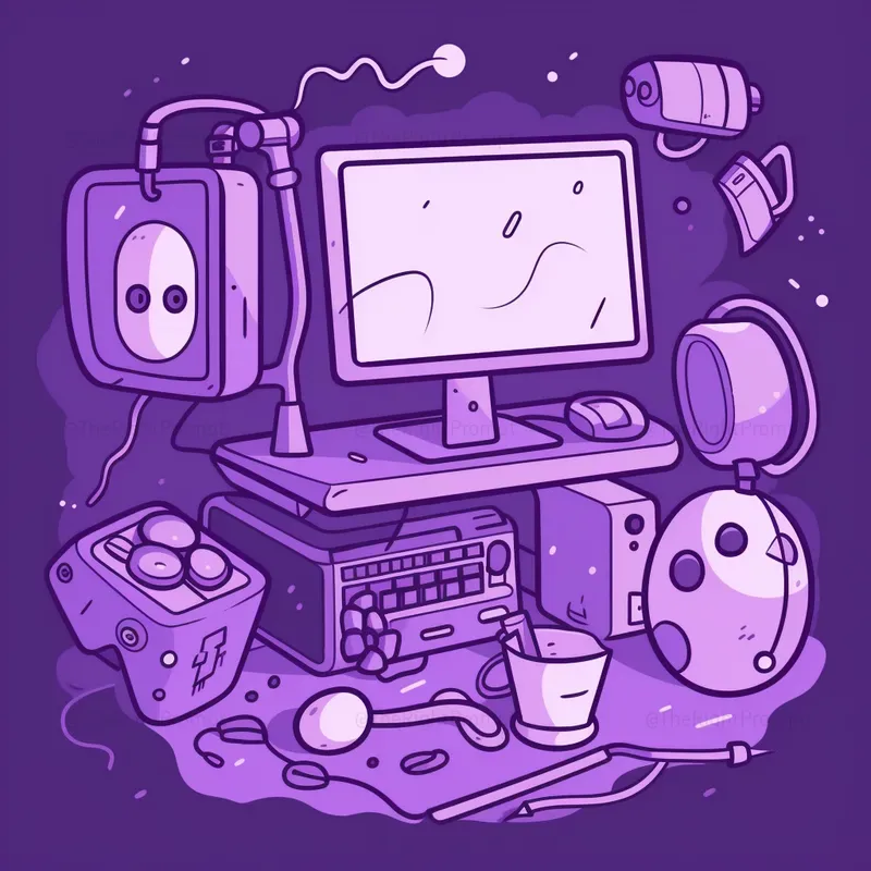 Discord Monochrome Illustrations Midjourney Prompt Promptbase