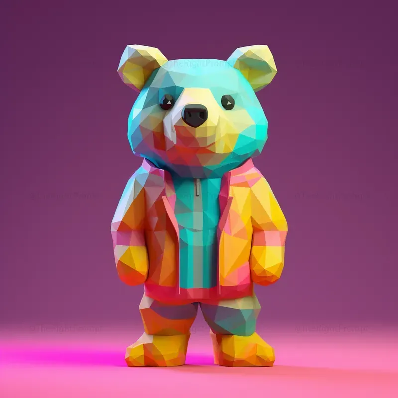 Low Poly Characters Midjourney Prompt | PromptBase