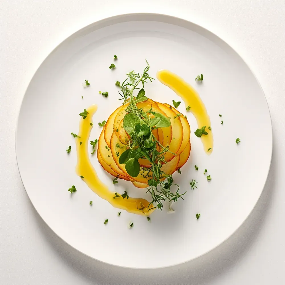 Masterchef Plate Garnish Ideas Midjourney Prompt | PromptBase