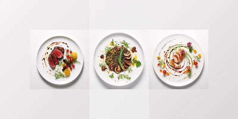 Masterchef Plate Garnish Ideas Midjourney Prompt | PromptBase
