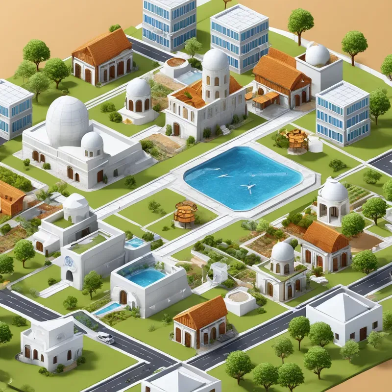 Realistic 3D Isometric Villages Stable Diffusion Prompt | PromptBase