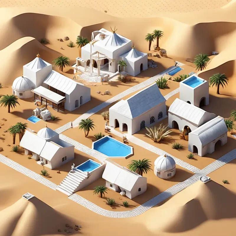 Realistic 3D Isometric Villages Stable Diffusion Prompt | PromptBase