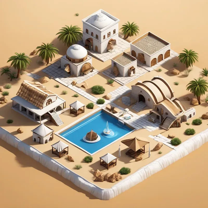 Realistic 3D Isometric Villages Stable Diffusion Prompt | PromptBase