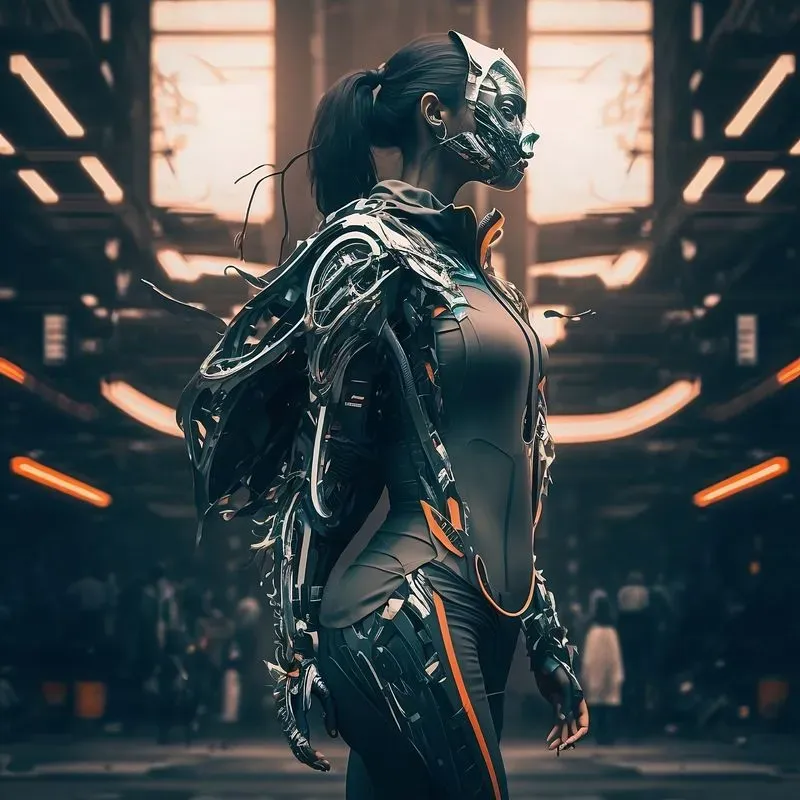 Futuristic Cyborg Avatars Midjourney Prompt | PromptBase