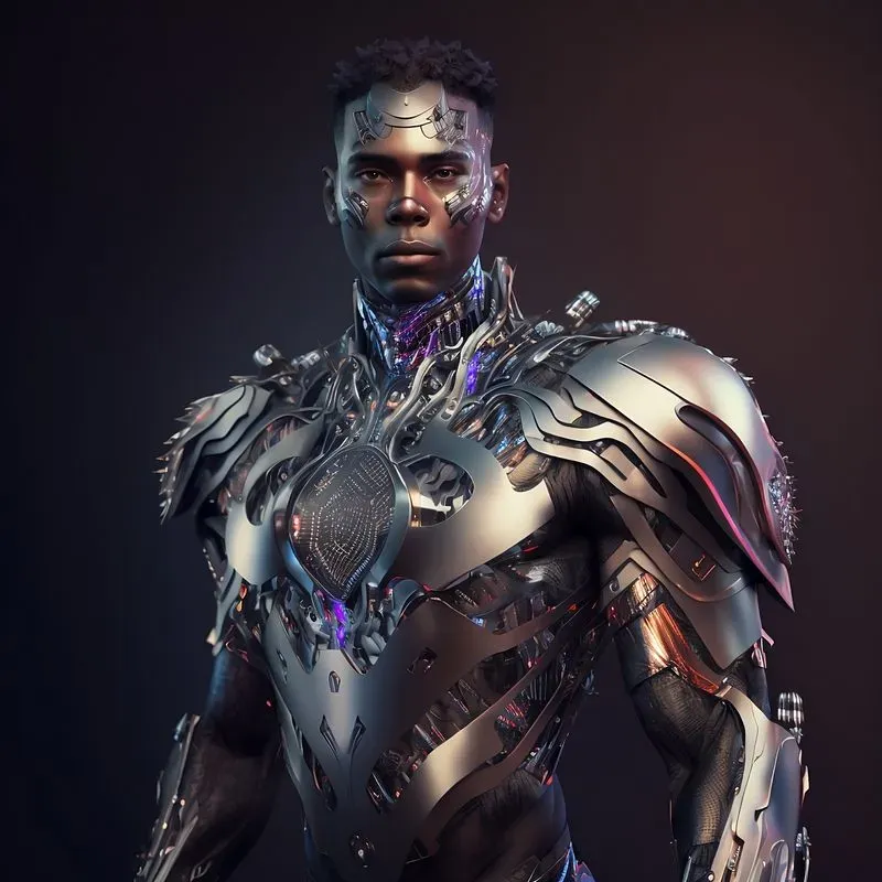 Futuristic Cyborg Avatars Midjourney Prompt | PromptBase