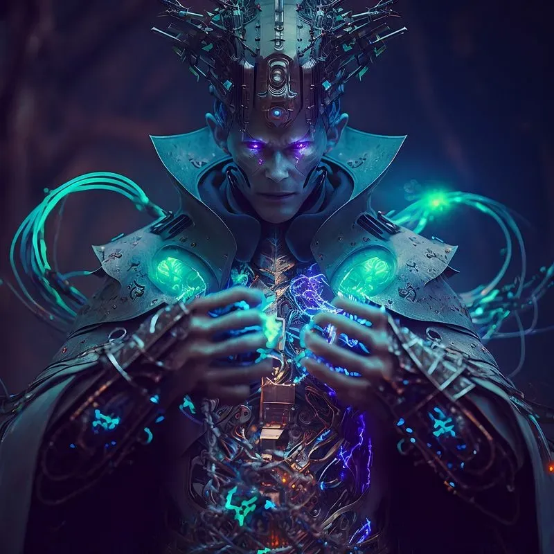 Futuristic Wizard Avatars Midjourney Prompt | PromptBase