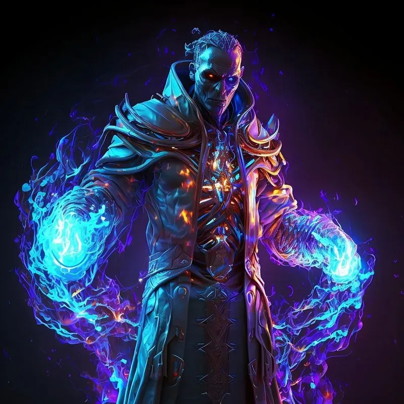 Futuristic Wizard Avatars Midjourney Prompt | PromptBase