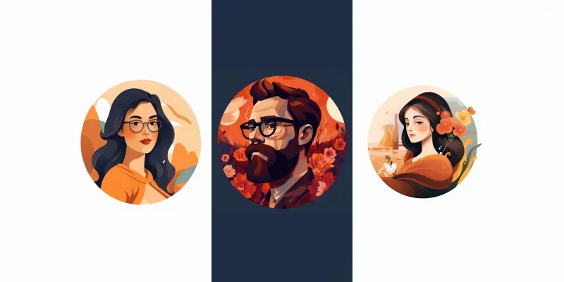 Painterly Avatar Ux Portraits Midjourney Prompt | PromptBase