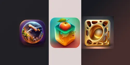 Android Ios App Icon Concept Designs Midjourney Prompt | PromptBase