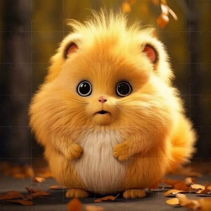 Fluffy Ball Animals Midjourney Prompt | PromptBase