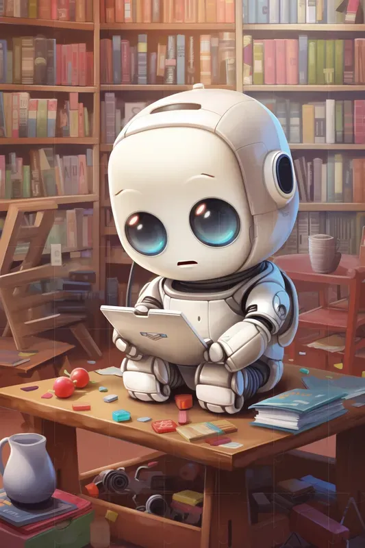 Melancholy Robot Scenes Midjourney Prompt | PromptBase