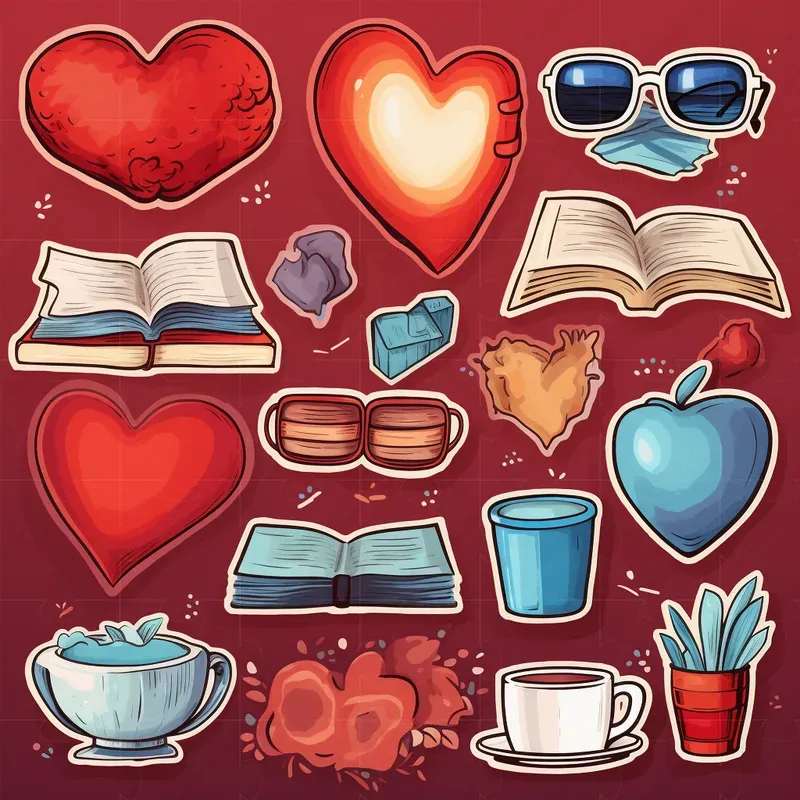 Hobby Stuff Sticker Sets Midjourney Prompt | PromptBase