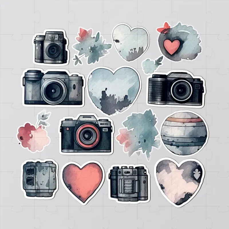 Hobby Stuff Sticker Sets Midjourney Prompt | PromptBase