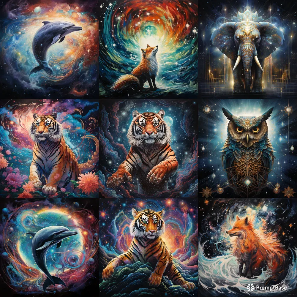 Celestial Creatures Midjourney Prompt | PromptBase