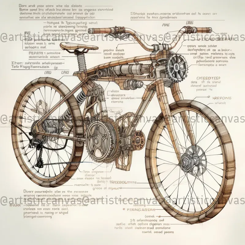 Technical Drawings Of Objects Midjourney Prompt | PromptBase