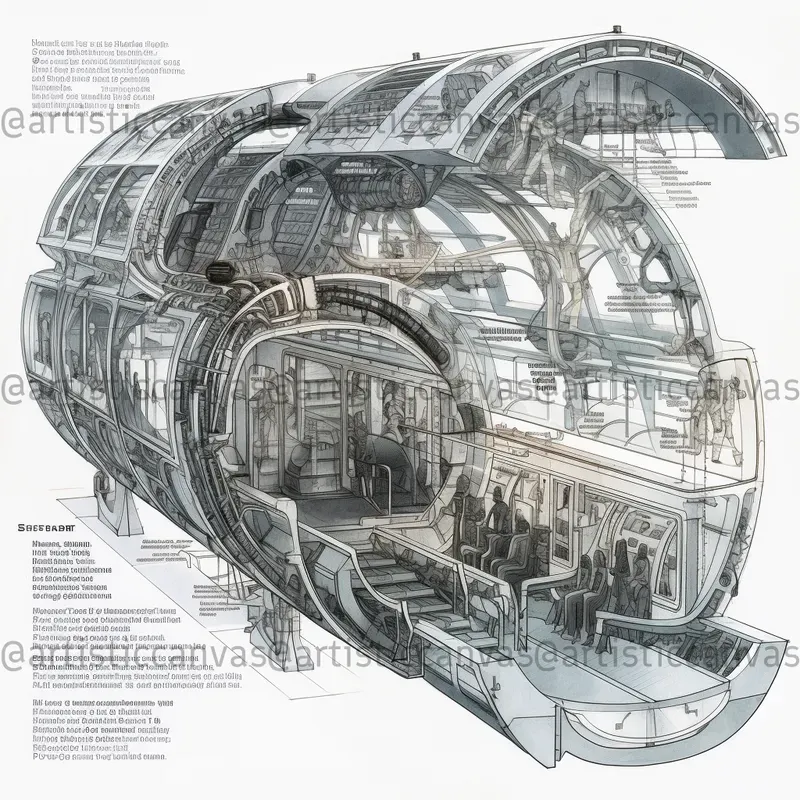 Technical Drawings Of Objects Midjourney Prompt | PromptBase