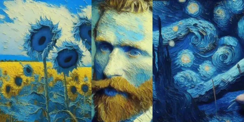 Blue Vincent Van Goghs Stable Diffusion Prompt | PromptBase
