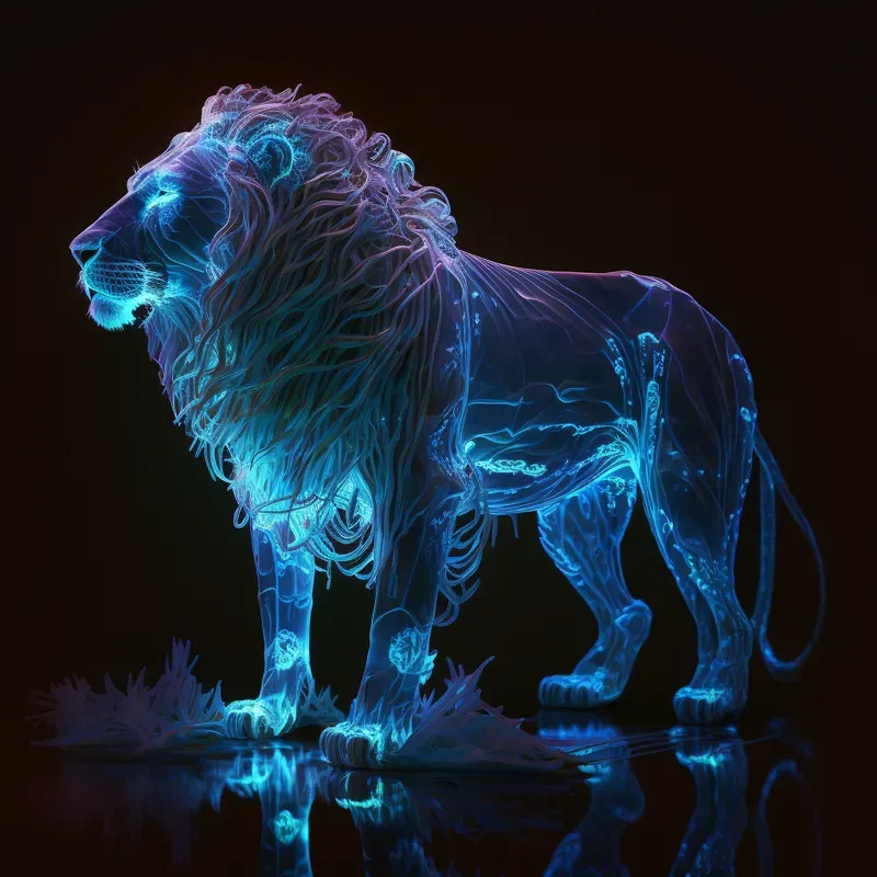 Bioluminescent Neon Creatures Midjourney Prompt | PromptBase