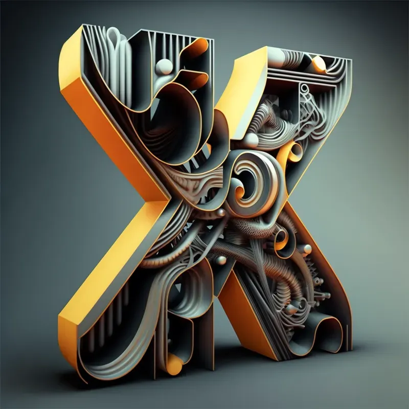 3D Alphabet Letter Posters Midjourney Prompt | PromptBase