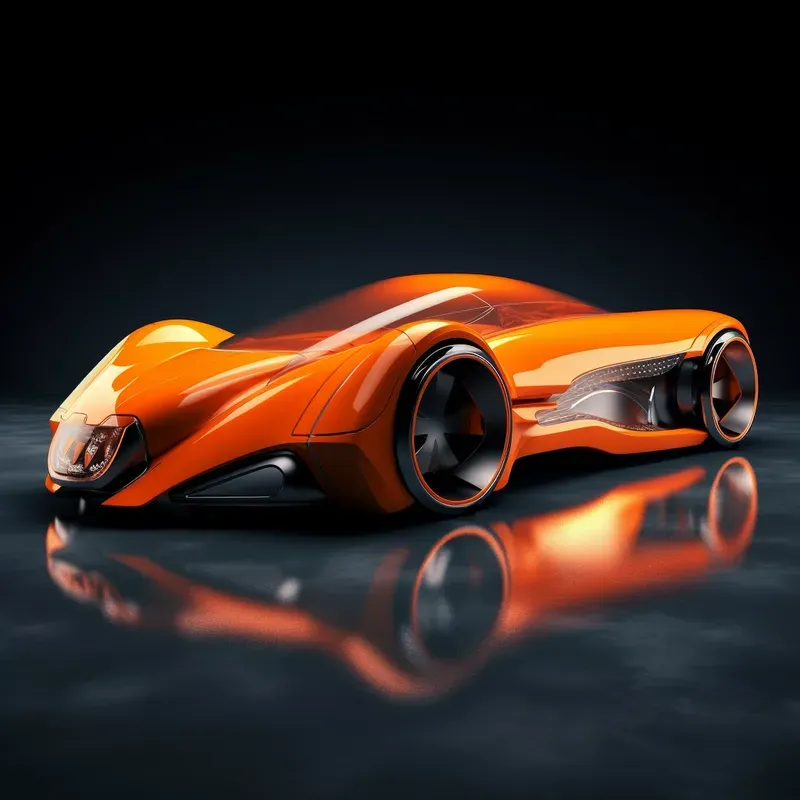 Futuristic Hot Wheels Car Concepts Midjourney Prompt | PromptBase