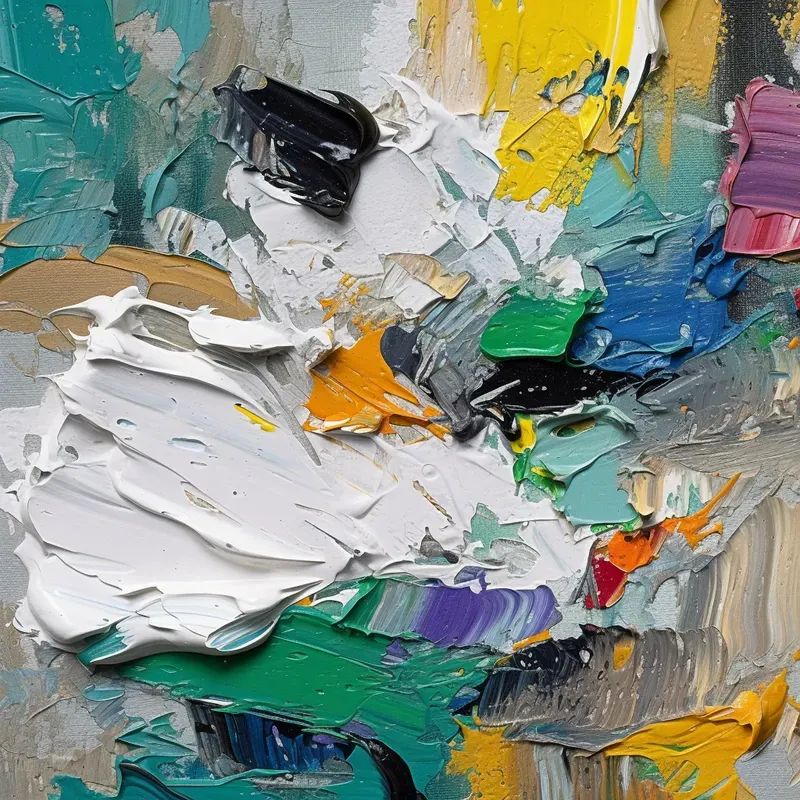 Abstract Oil Painting Textures Art Midjourney Prompt | PromptBase
