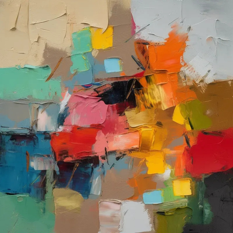 Abstract Oil Painting Textures Art Midjourney Prompt | PromptBase