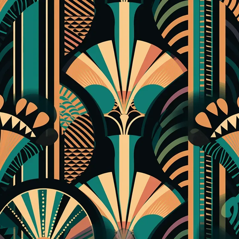 Retro Art Deco Patterns Midjourney Prompt | PromptBase