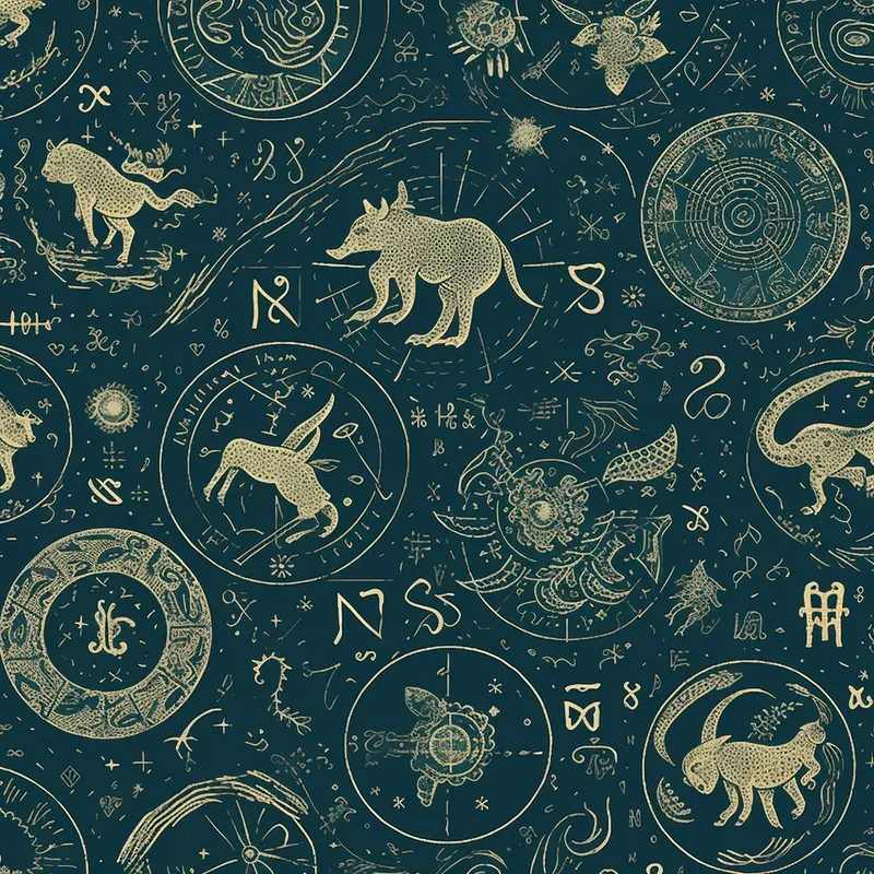 Horoscope Zodiac Signs Patterns Midjourney Prompt | PromptBase