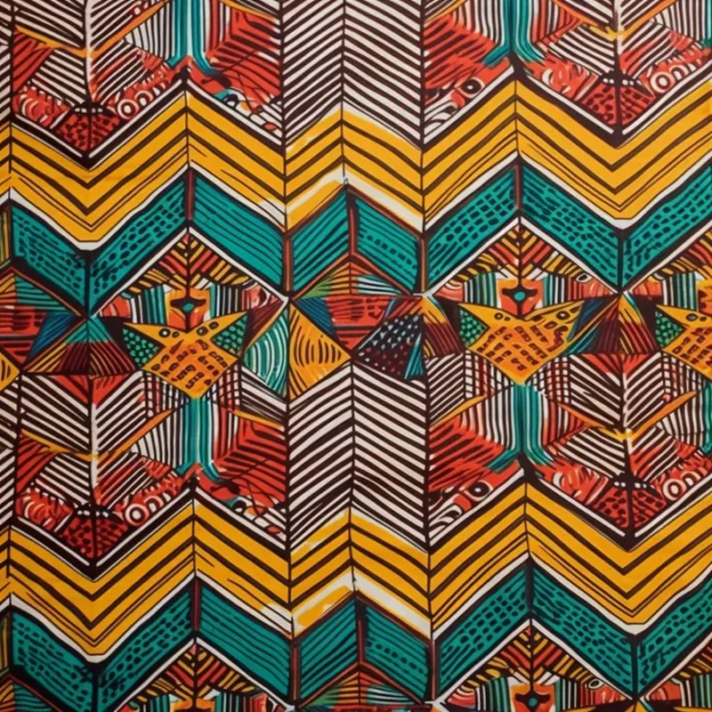 Colorful Fabric African Patterns Midjourney Prompt | PromptBase