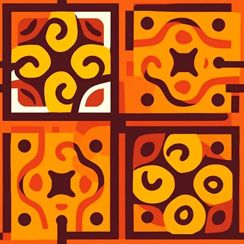 African Symbols Patterns Of Ghana Midjourney Prompt | PromptBase