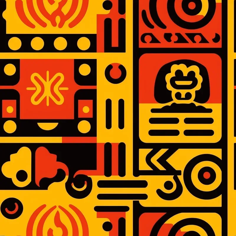 African Symbols Patterns Of Ghana Midjourney Prompt | PromptBase