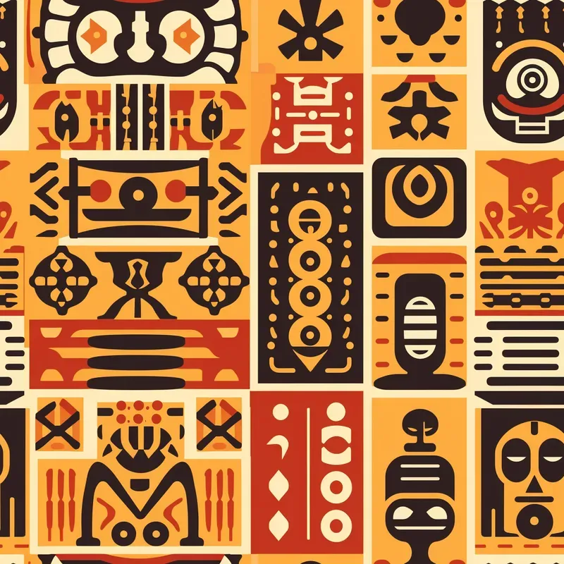 African Symbols Patterns Of Ghana Midjourney Prompt | PromptBase