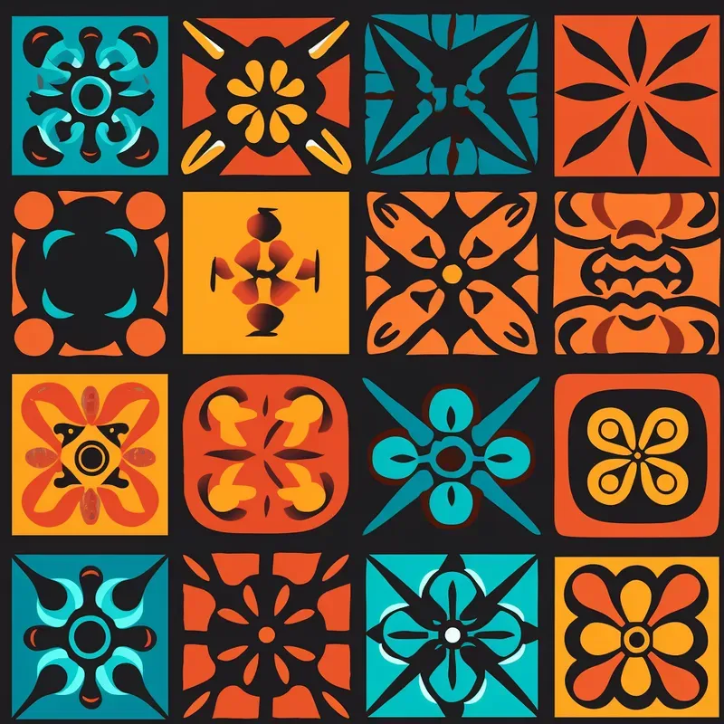 African Symbols Patterns Of Ghana Midjourney Prompt | PromptBase