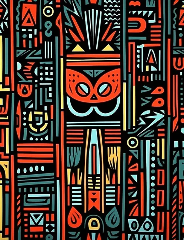 African Tile Patterns Midjourney Prompt | PromptBase