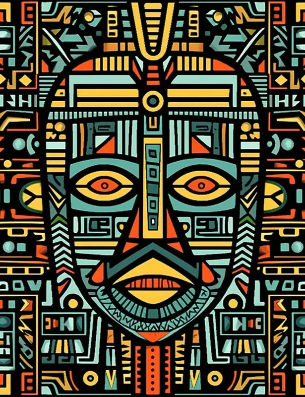 African Tile Patterns Midjourney Prompt | PromptBase