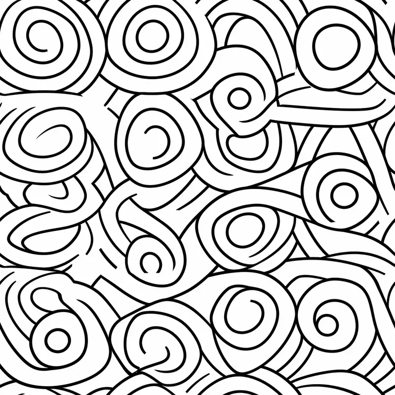 Simple Lines Pattern Coloring Pages Midjourney Prompt | PromptBase
