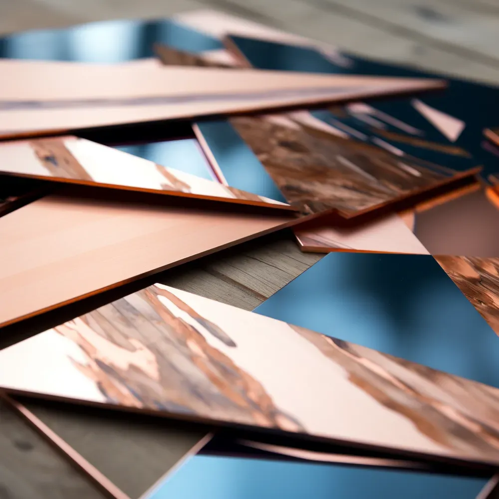 Architecture Copper Metal Textures Midjourney Prompt | PromptBase