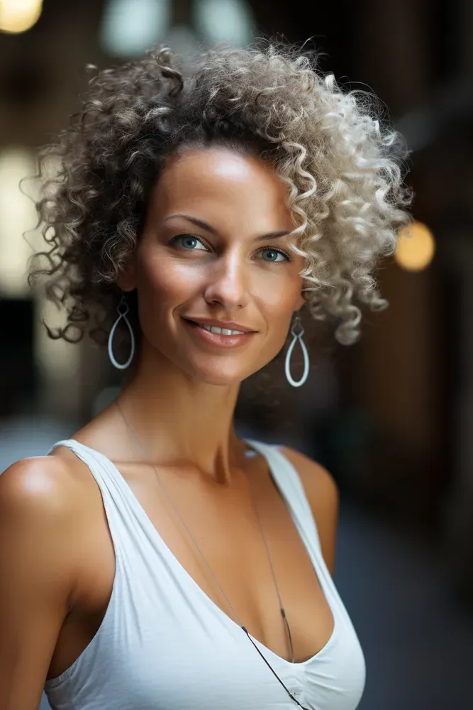 Flirty Pose Women Studio Photos Midjourney Prompt | PromptBase