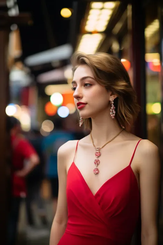 Flirty Pose Women Studio Photos Midjourney Prompt | PromptBase