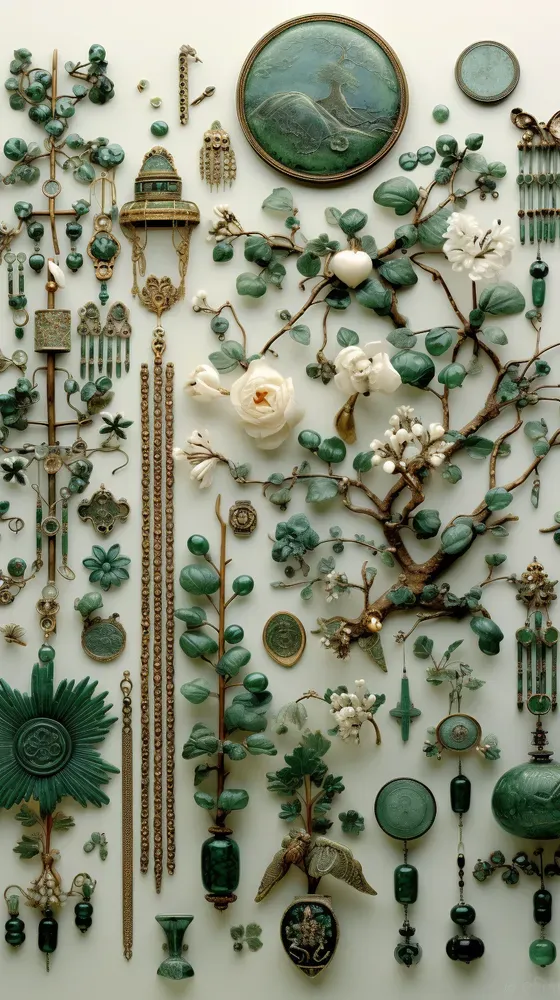 Ancient Chinese Beadwork Paintings Midjourney Prompt | PromptBase