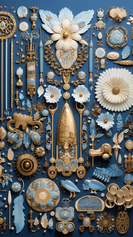 Ancient Chinese Beadwork Paintings Midjourney Prompt | PromptBase