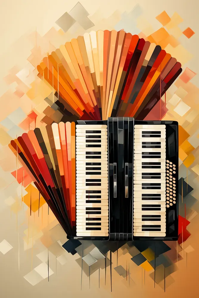 Abstract Music Instruments Boho Paintings Midjourney Prompt | PromptBase