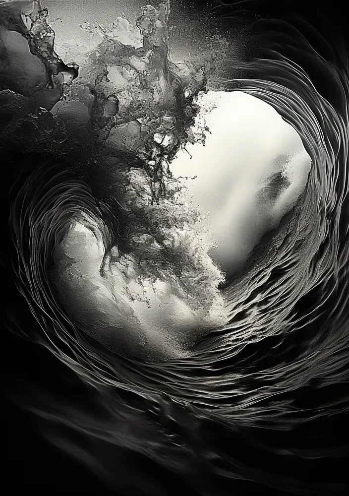 Colossal Wave Curl Photographs Midjourney Prompt | PromptBase