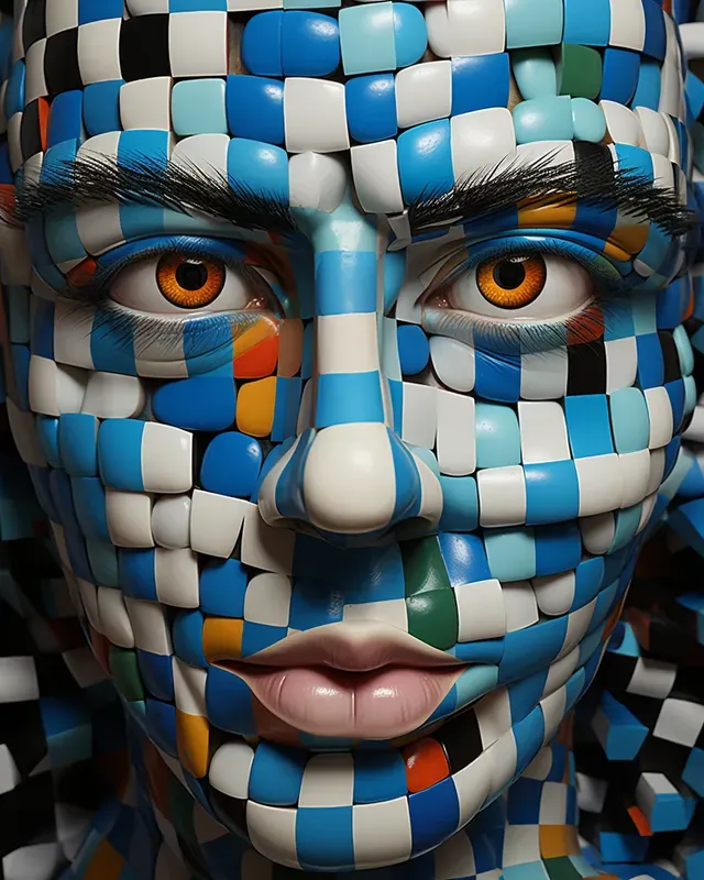 Hyperbolic Visage Patterns Midjourney Prompt | PromptBase