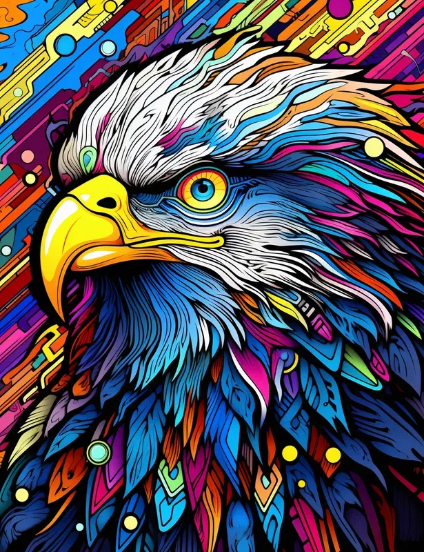 Vibrant Color Coloring Pages Midjourney Prompt | PromptBase