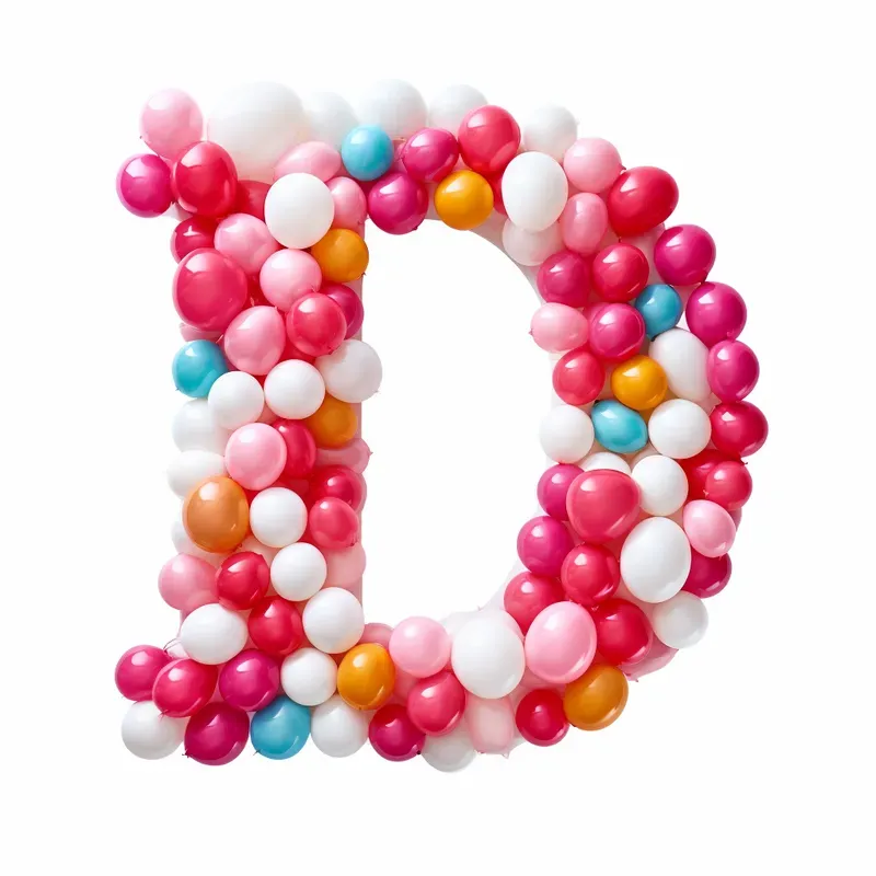 Letter Balloons Fonts Midjourney Prompt | PromptBase