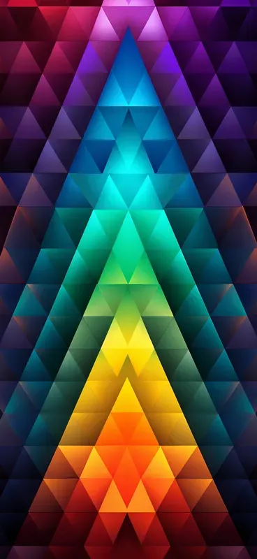 Topaz Triangle Colorful Patterns Midjourney Prompt | PromptBase