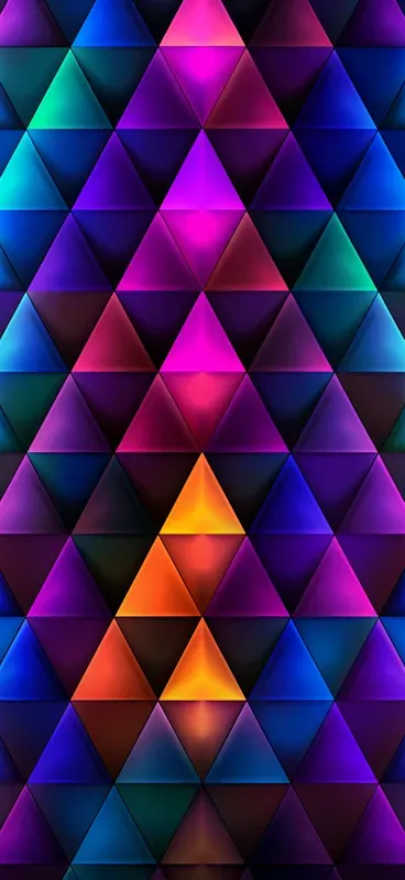 Topaz Triangle Colorful Patterns Midjourney Prompt | PromptBase