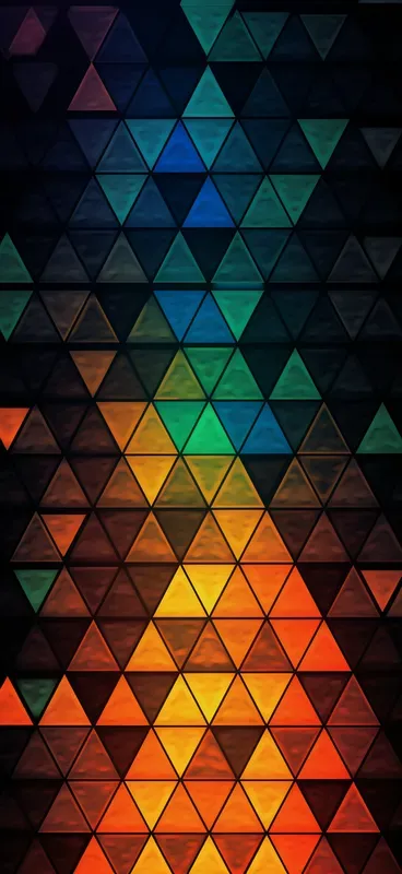 Topaz Triangle Colorful Patterns Midjourney Prompt | PromptBase